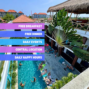 Canggu Central Hostel and Rooftop Bar, Canggu - 2026 Prices & Reviews
