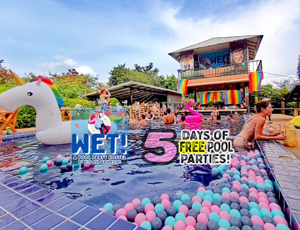Wet! A Pool Party Hostel By Wild & Wandering - Ko Samui
