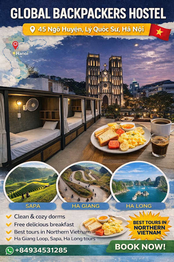 Global Backpackers&nbsp;Hostel - Hanoi