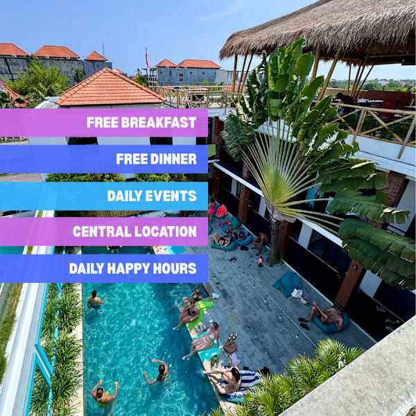Canggu Central Hostel And Rooftop Bar - Canggu