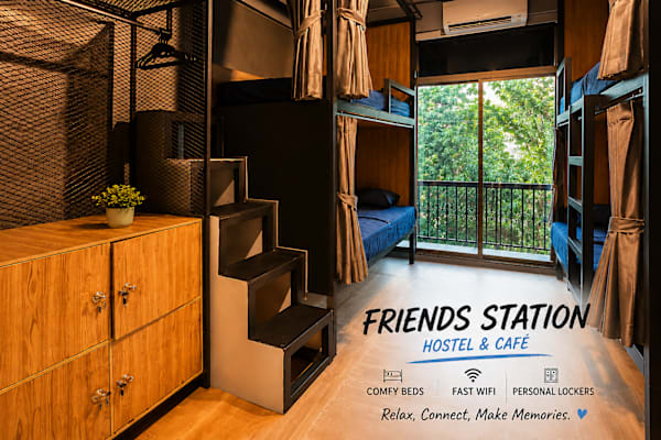 Friends Station Hostel & Cafe - Pattaya