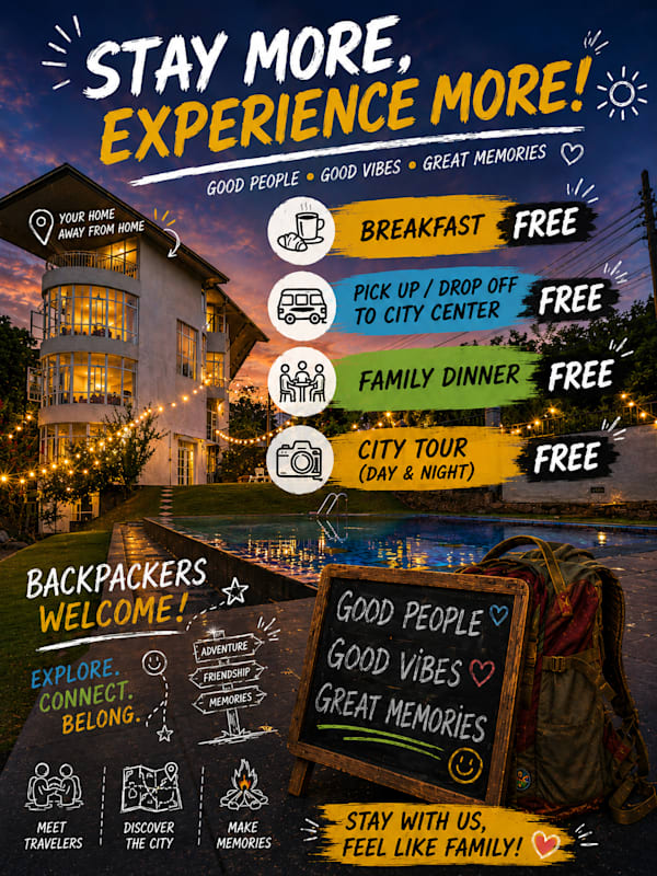 Kandy Krush Hostel - Kandy