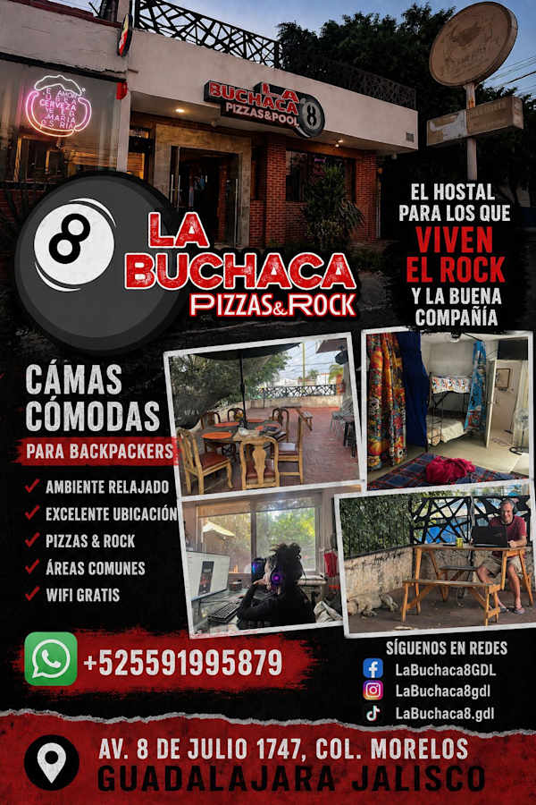 La Buchaca Pizzas & Rock - Guadalajara, Mexico