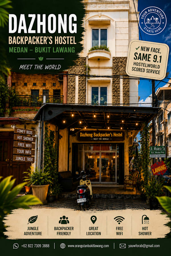 Medan Dazhong Backpacker's Hostel - Medan