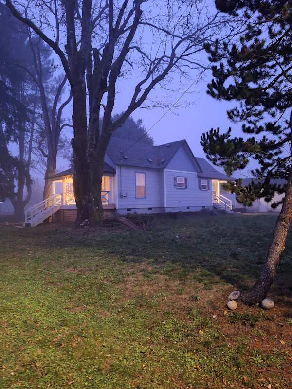 Misty Bluish Cabin - State of Washington