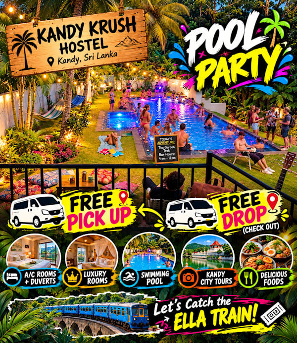 Kandy Krush Hostel - Kandy