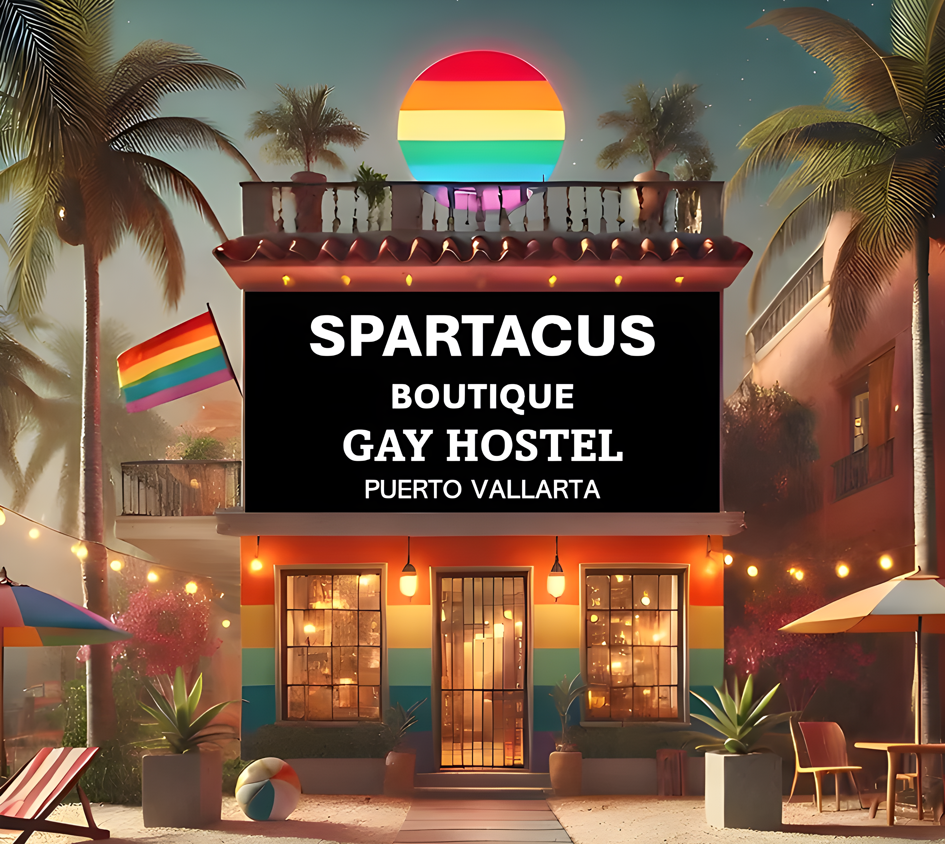Spartacus Boutique Hostel For Men - Puerto Vallarta