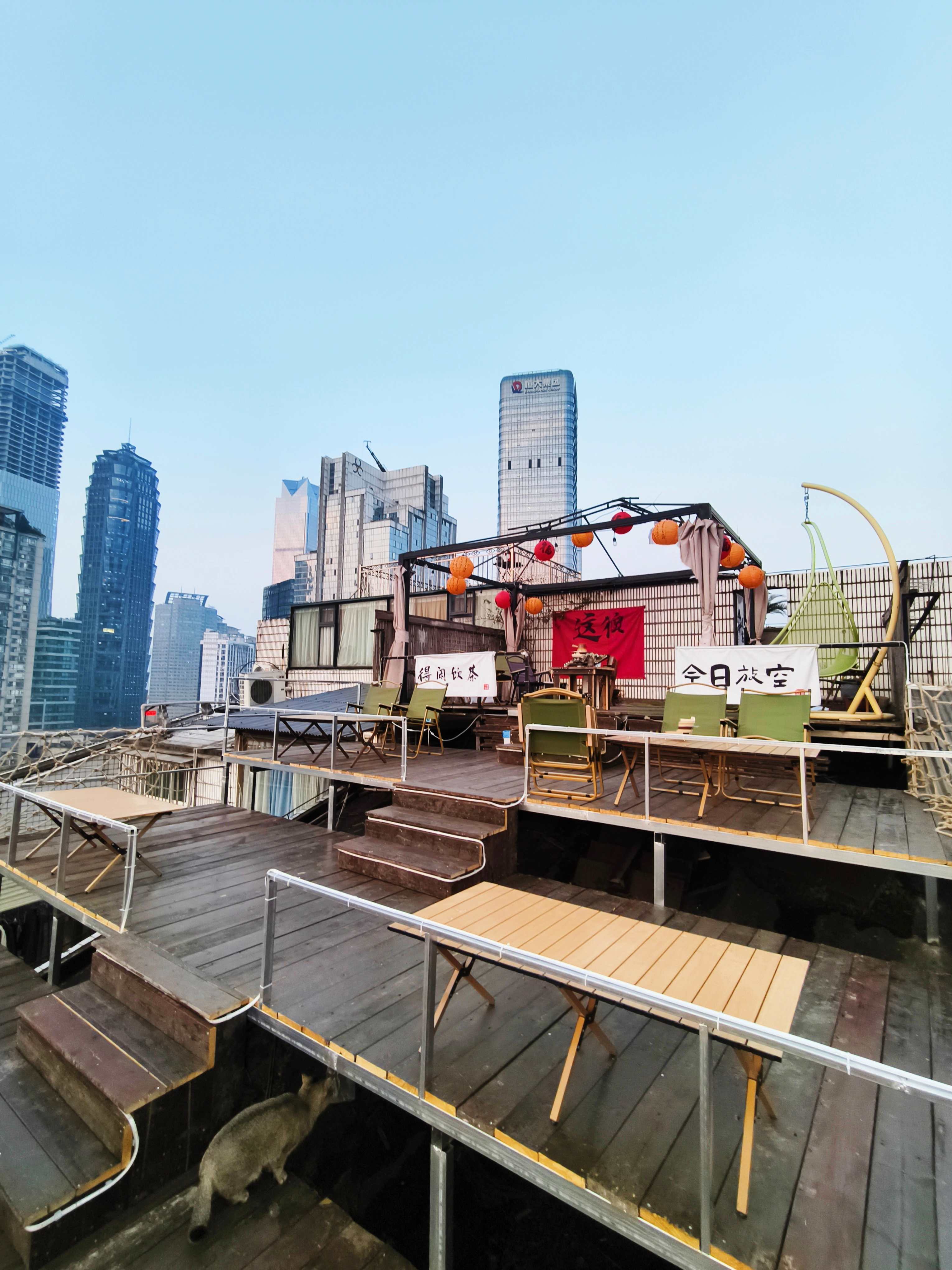 Chongqing Rooftop Terrace Hostel - 충칭