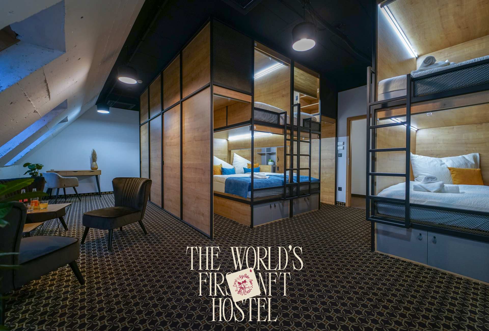 CHORS like a hotel - 1st World NFT Block & Art Capsule Hostel MetaCHORS ...